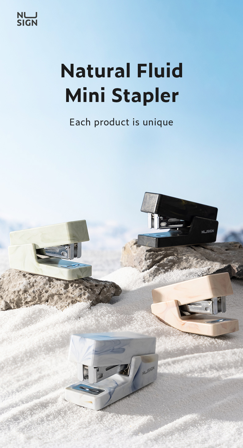 Nusign by Deli Fashion Stationery Durable Mini Stapler Set | Shopee ...