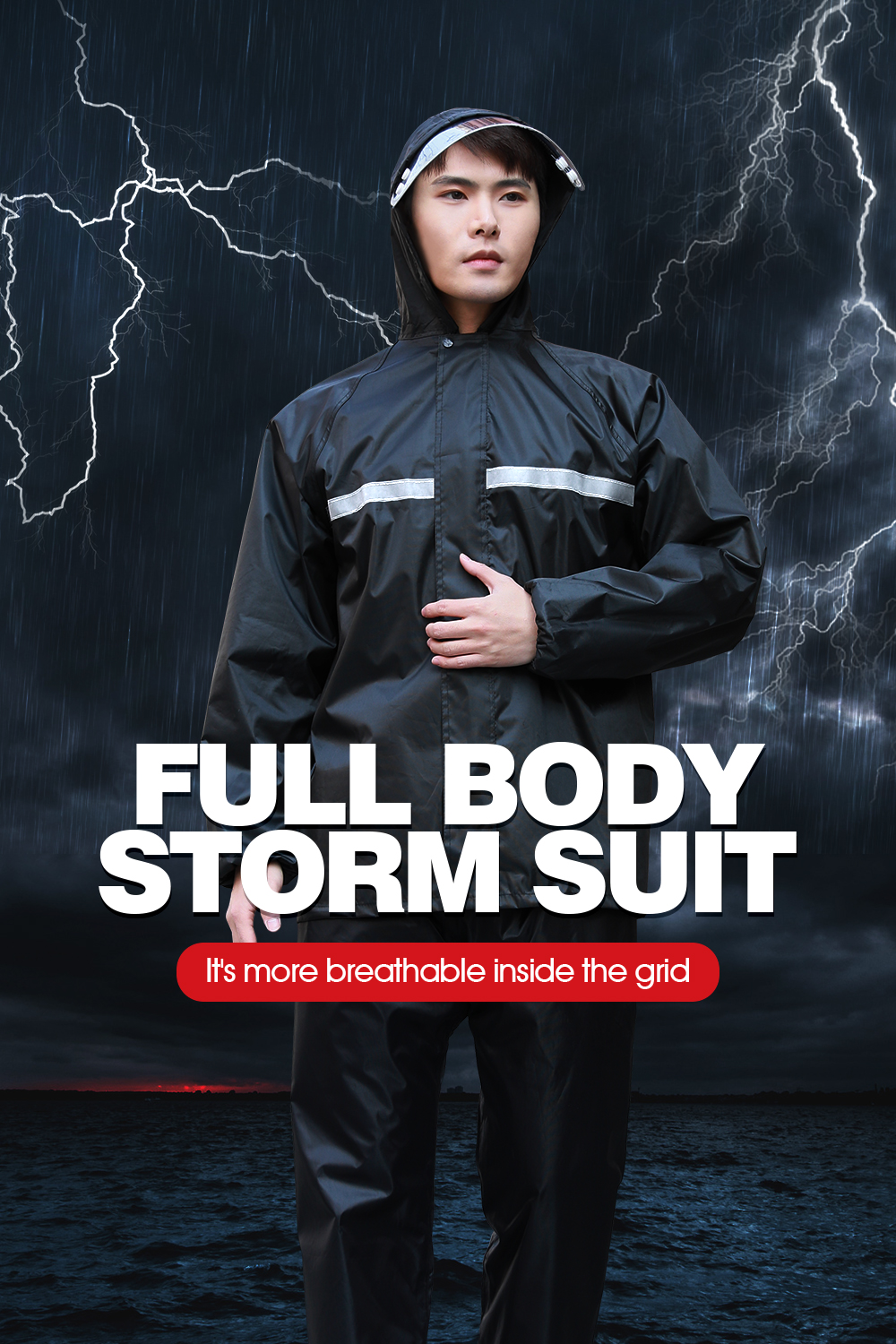 Rain Coat For Motorcycle Kapote Waterproof Adult RainCoat Outdoor ...