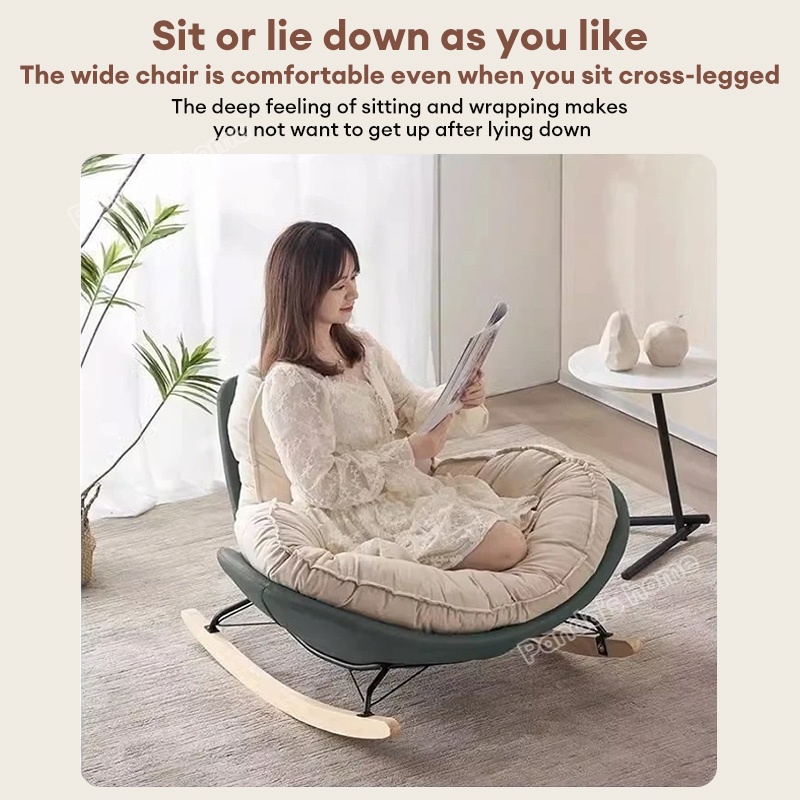 Lazy Rocking Chair Sofa Leisure Lazy Chair Sofa Chair Recliner Nordic ...