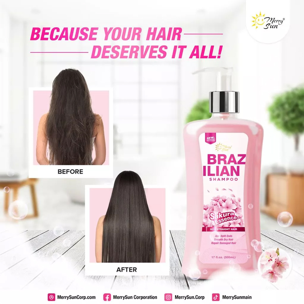 Merrysun Brazilian Shampoo with Sakura Essence | Shopee Philippines