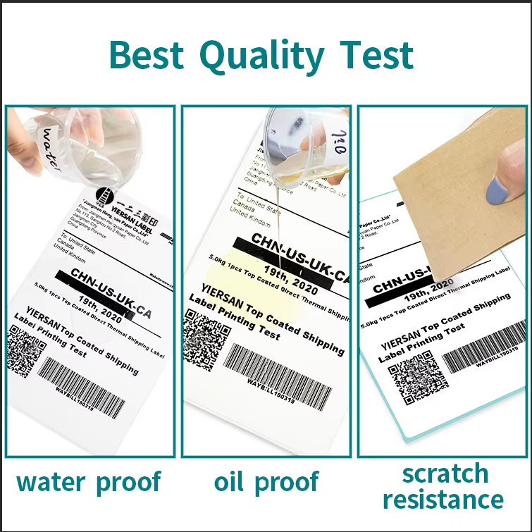 Waybill Sticker ROLL A6 Size TRIPLE PROOF 100x150mm Thermal Label Print ...