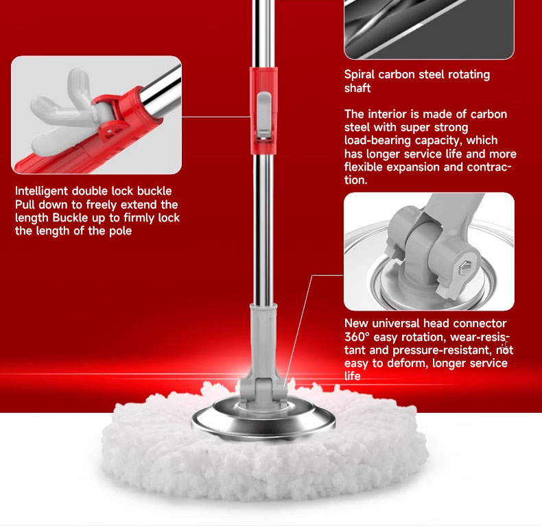 Vivid 360 Rorating Map Spin Mop with Squeezer Heavy Duty Tornado Mop ...