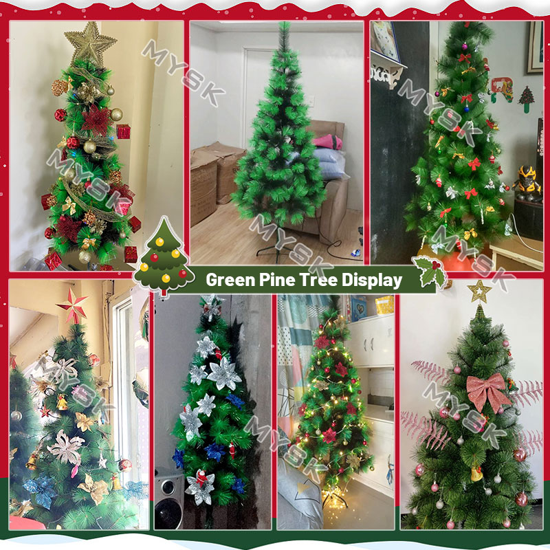 Christmas Tree Pine Needle Tree 4ft 5ft 6ft 7ft 8ft Green Tree ...