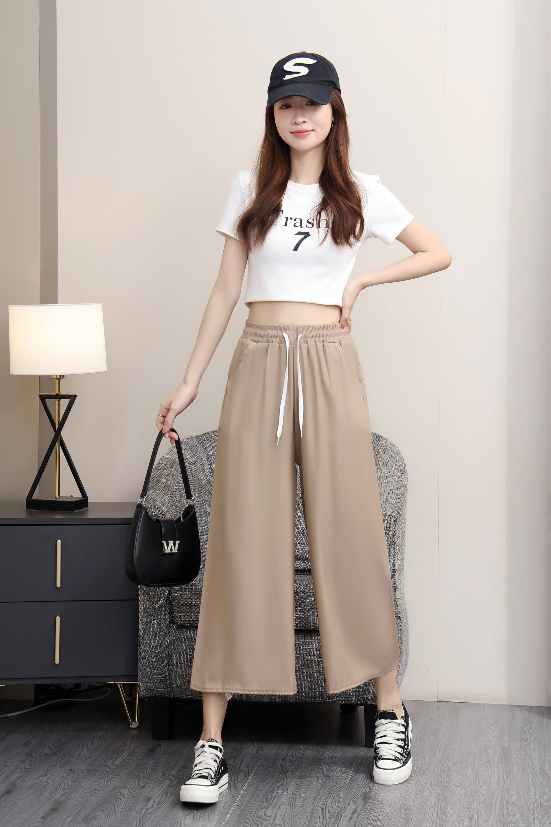 ladies soft Denim Square Pants cullotes(25-32) | Shopee Philippines