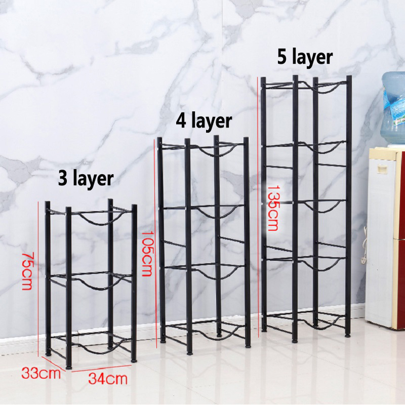 3/4/5 Layer Mineral Water Rack Dispenser Rack Stand Water Container ...