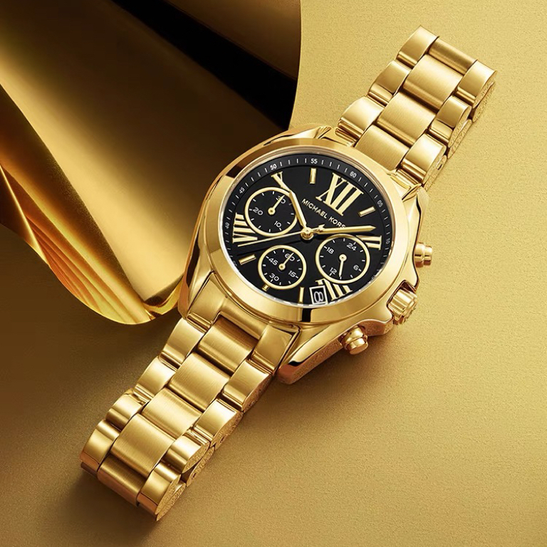 JNJ BS MICHAEL KORS Swiss Luxury Watch Stainless Steel Starp Couple ...