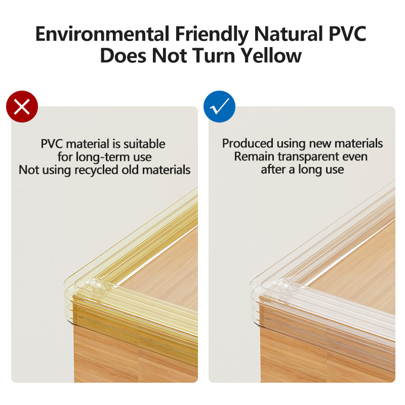 Einmilk 2M PVC Desk Table Edge Corner Protector Foam for Baby Safety ...