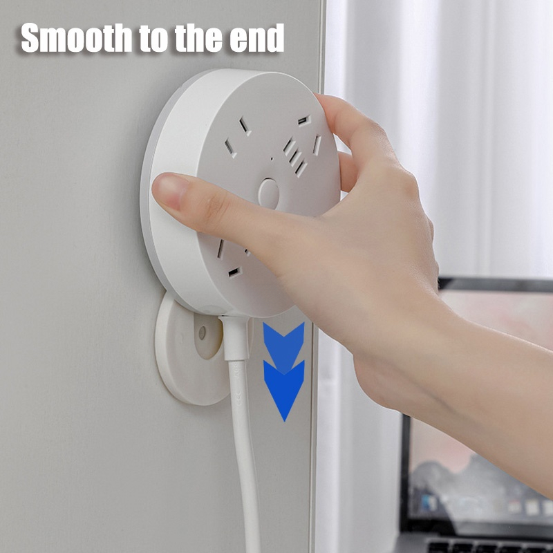 Socket Fixer Punch-Free Plug Power Outlet Wall-Mounted Sticker Self ...