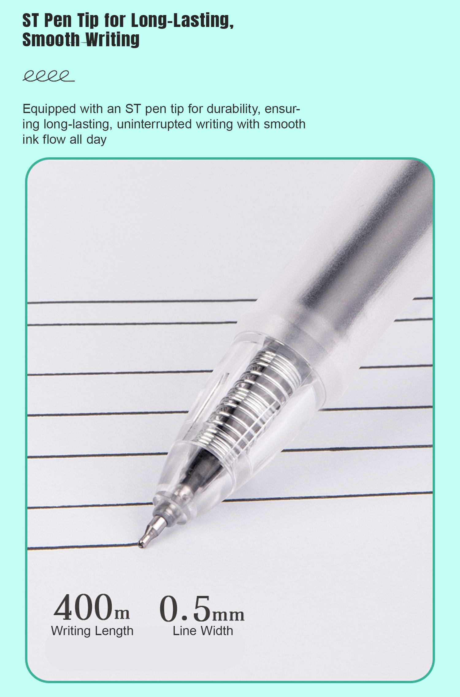 Deli S08-E Retractable Gel Pen 0.5mm | Shopee Philippines