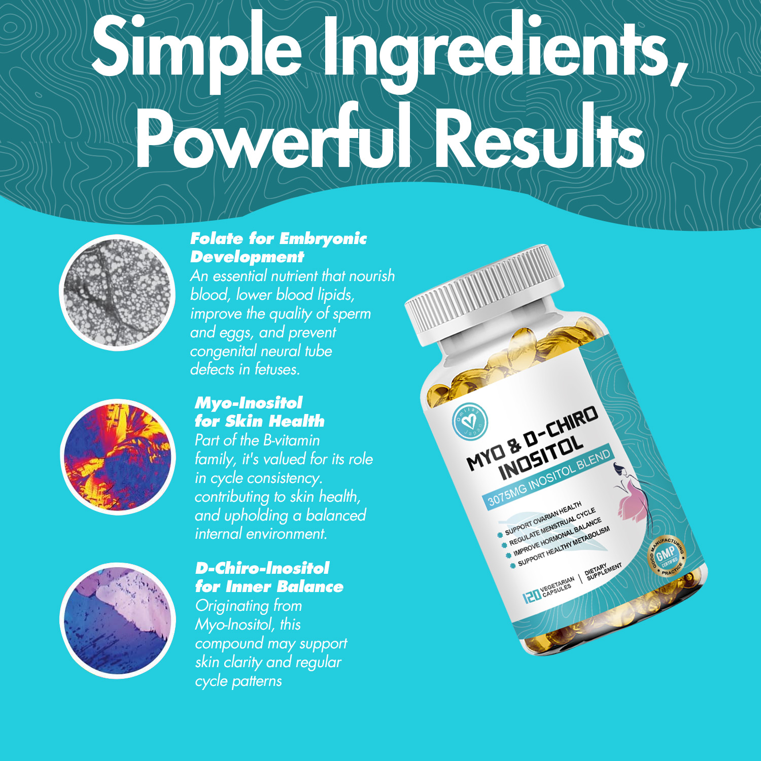 Omilay Myo & D-Chiro Inositol Capsule Support Ovarian Function ...