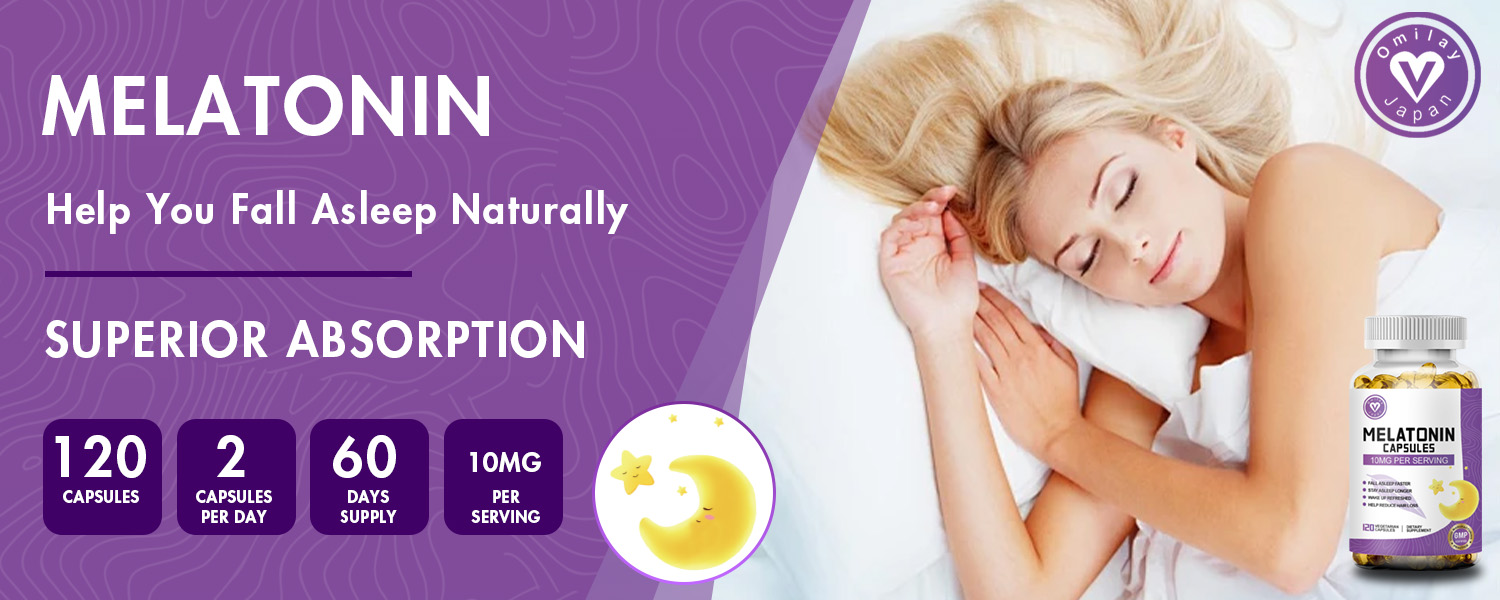 SOFTHER Melatonin Capsule Sleep Aid Sleep Anti Anxiety Depression ...