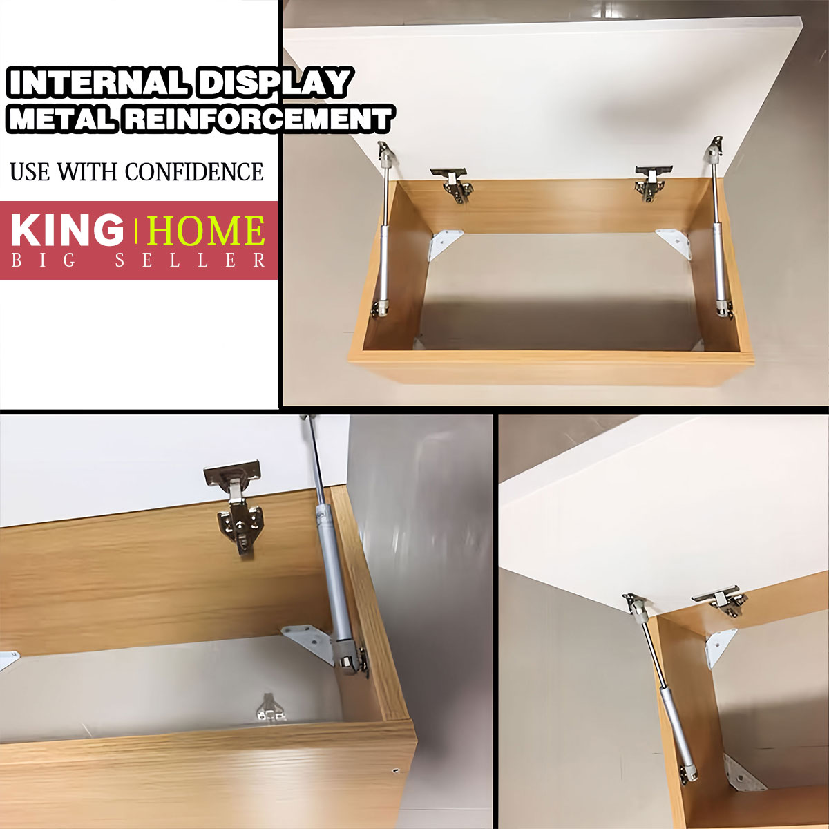 (COD)Floating wall mounted bookcase shelf Wall cabinet Ceiling cabinet ...