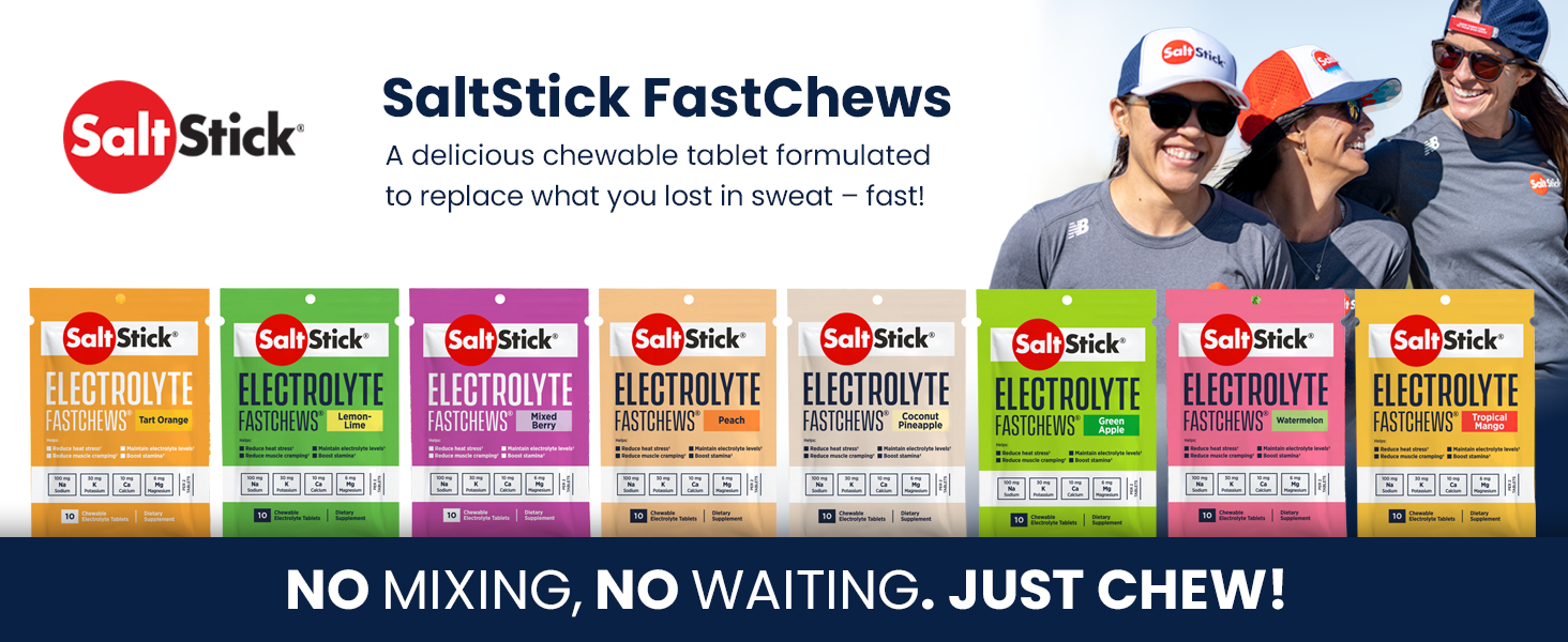 SaltStick, FastChews Chewable Electrolytes 50 Chewable Tablets | Shopee ...