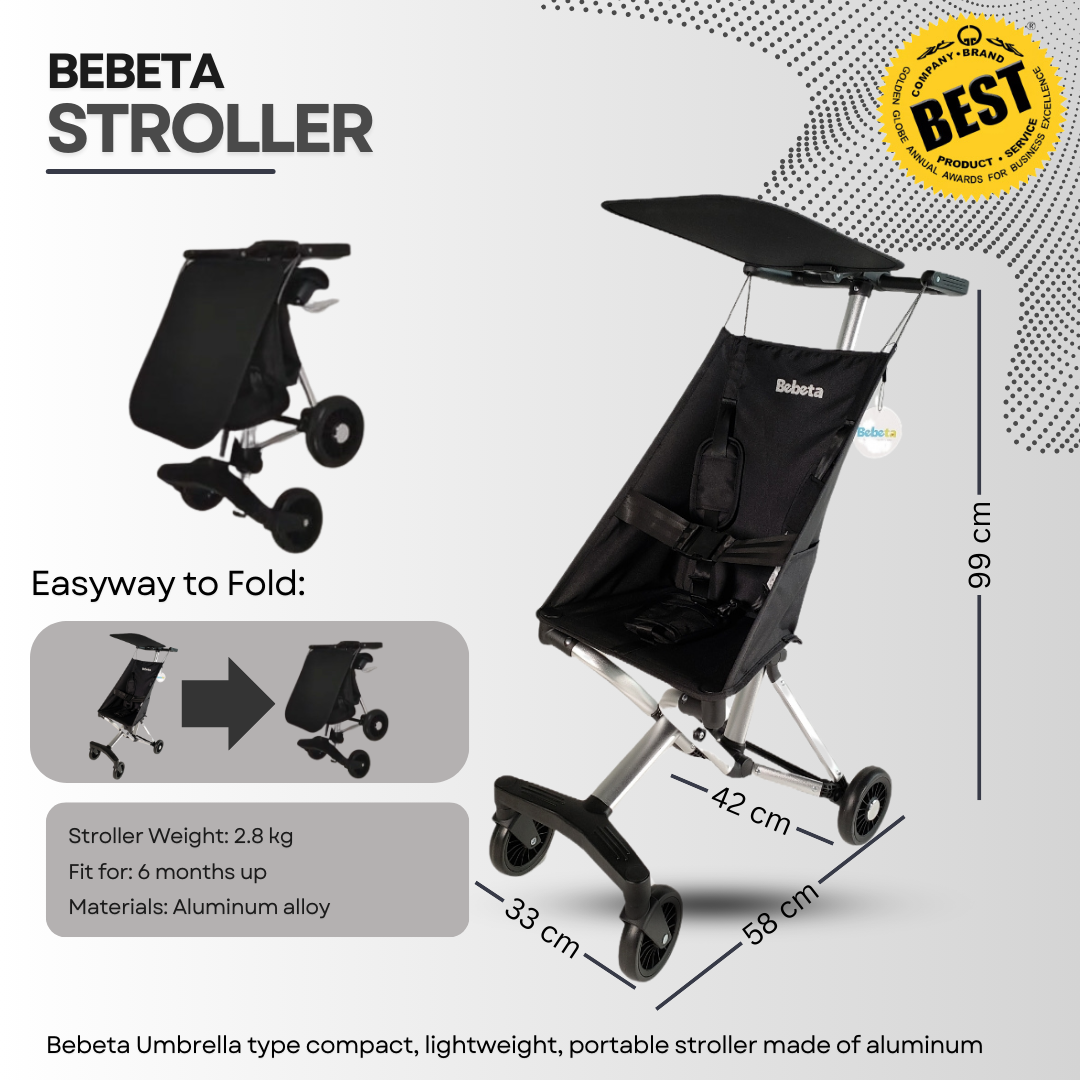 BEBETA STROLLER Umbrella Type Compact, Lightweight, Portable Stroller ...