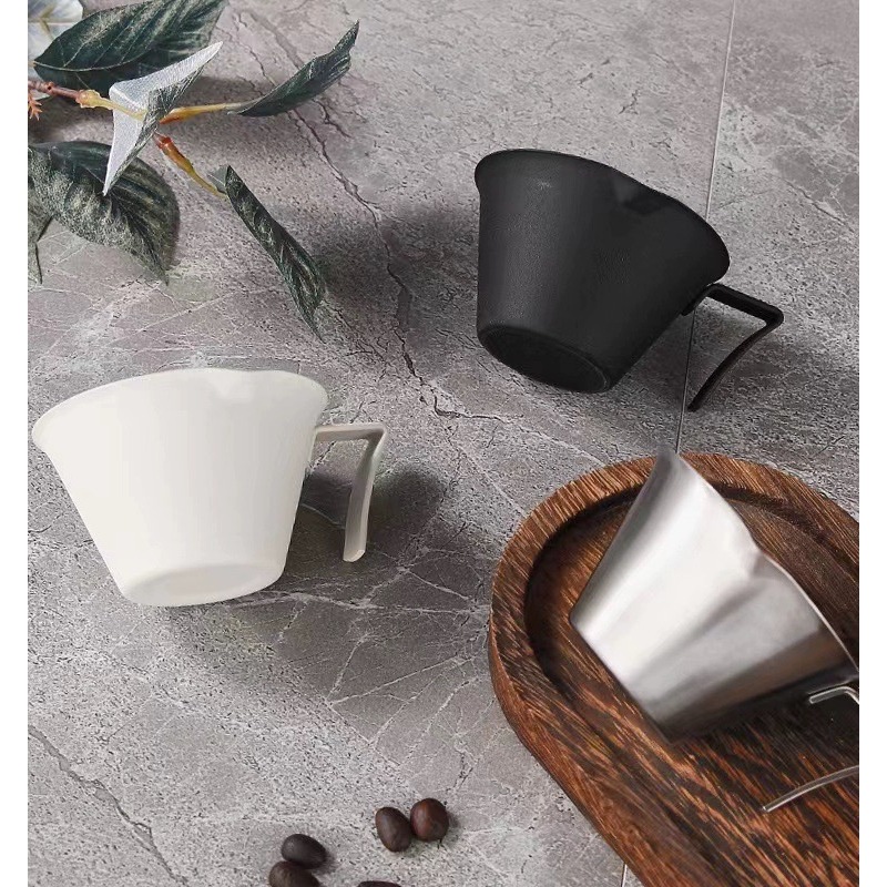 100ML Barista Latte Cups Stainless Steel Measuring Cup Coffee Measure ...