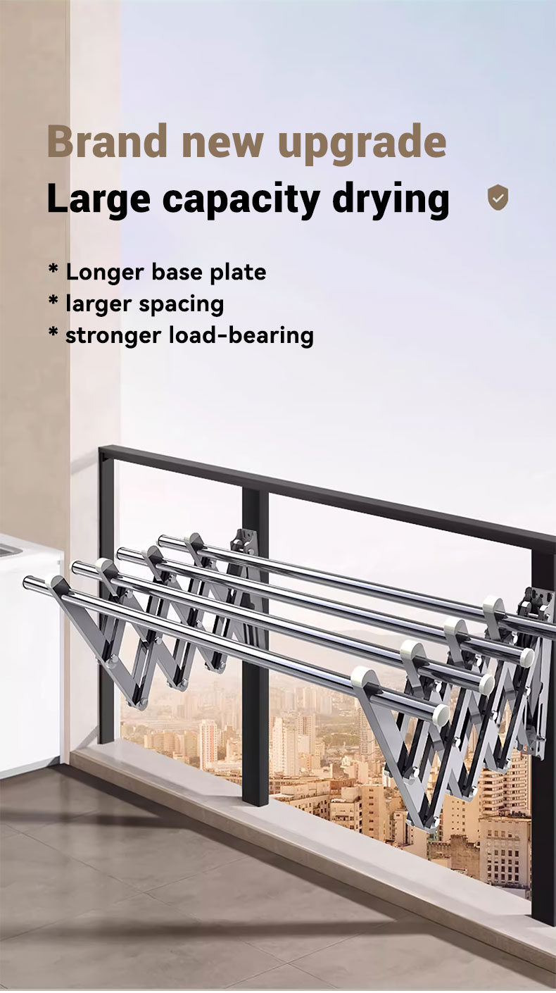 Sampayan Stainless Clothes Rack 3/4/5 Bar Clothes Rack Heavy Duty ...