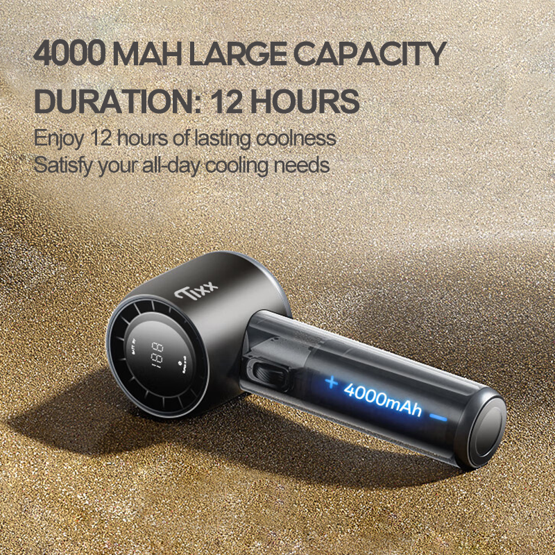 Tixx Handheld Fan High-speed 199 Gears Handy Fan USB Portable Fan ...