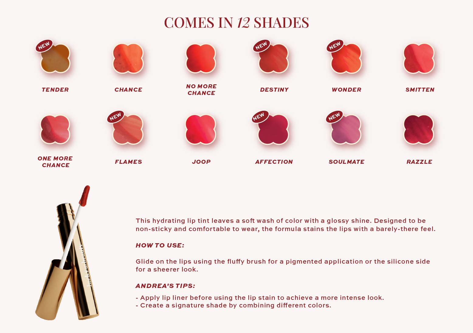 Lucky Beauty Dewy Lip Stain | Shopee Philippines