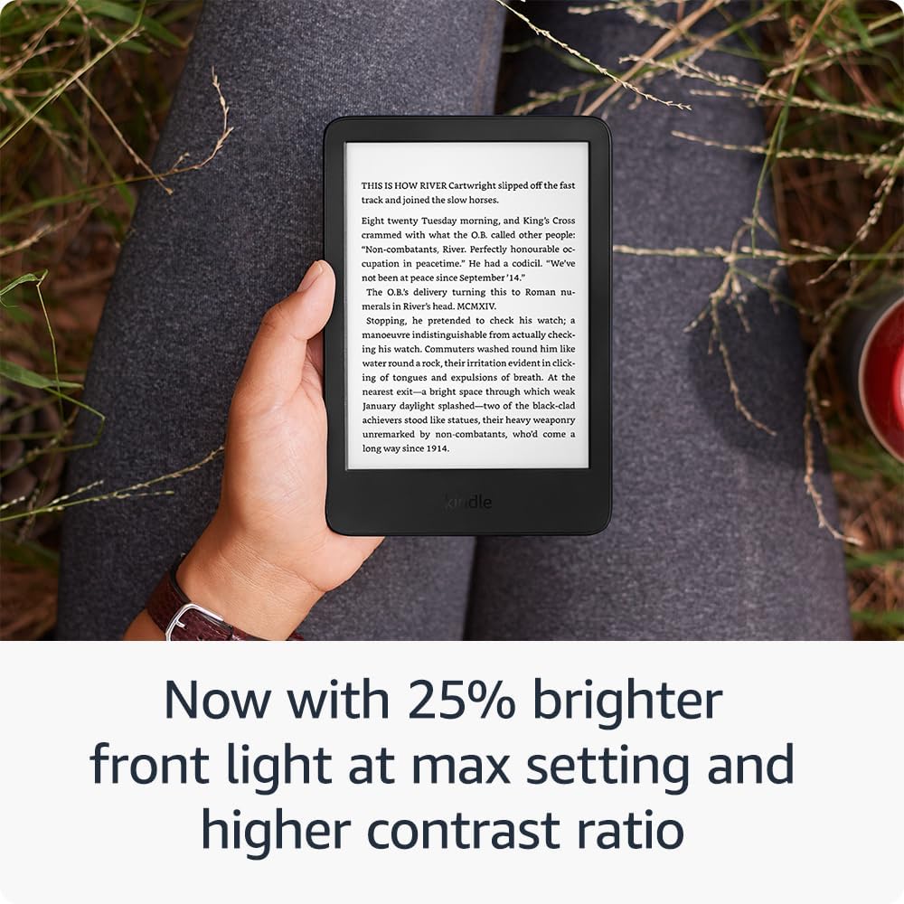 Amazon Kindle E-Reader 6" 11th Gen 16GB 2024 with Long Life Battery ...