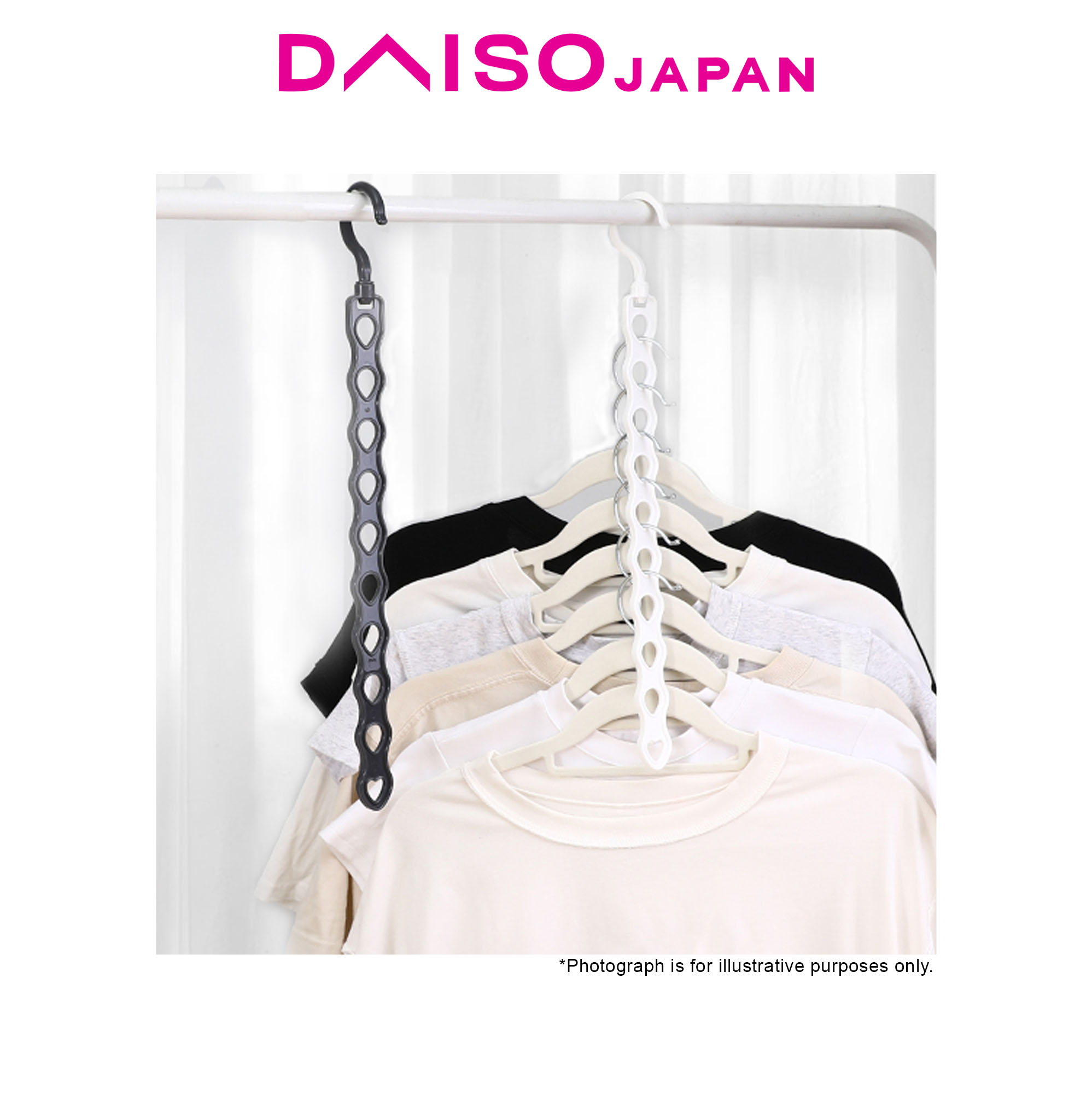 Daiso Hanger Stocker for Closet (2pcs) | Shopee Philippines