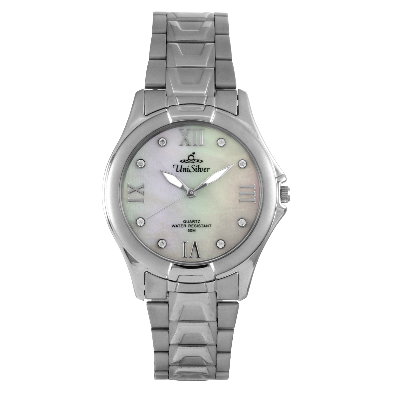 UniSilver TIME Women's Silver Analog Stainless steel watch KW544-1101 ...