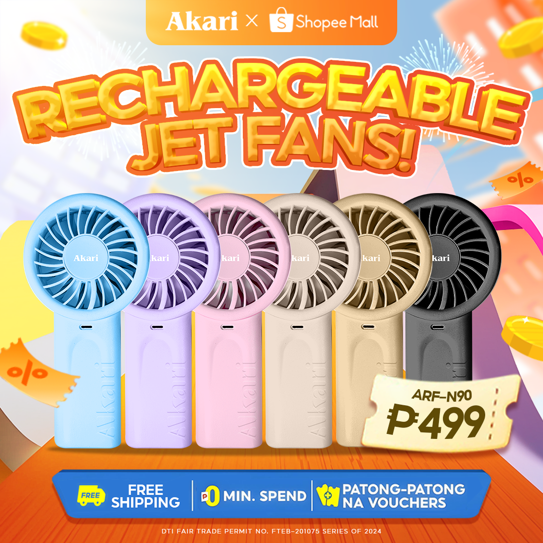 Akari Rechargeable Jet Portable Turbo Fan (5 turbo Speed) | Shopee ...