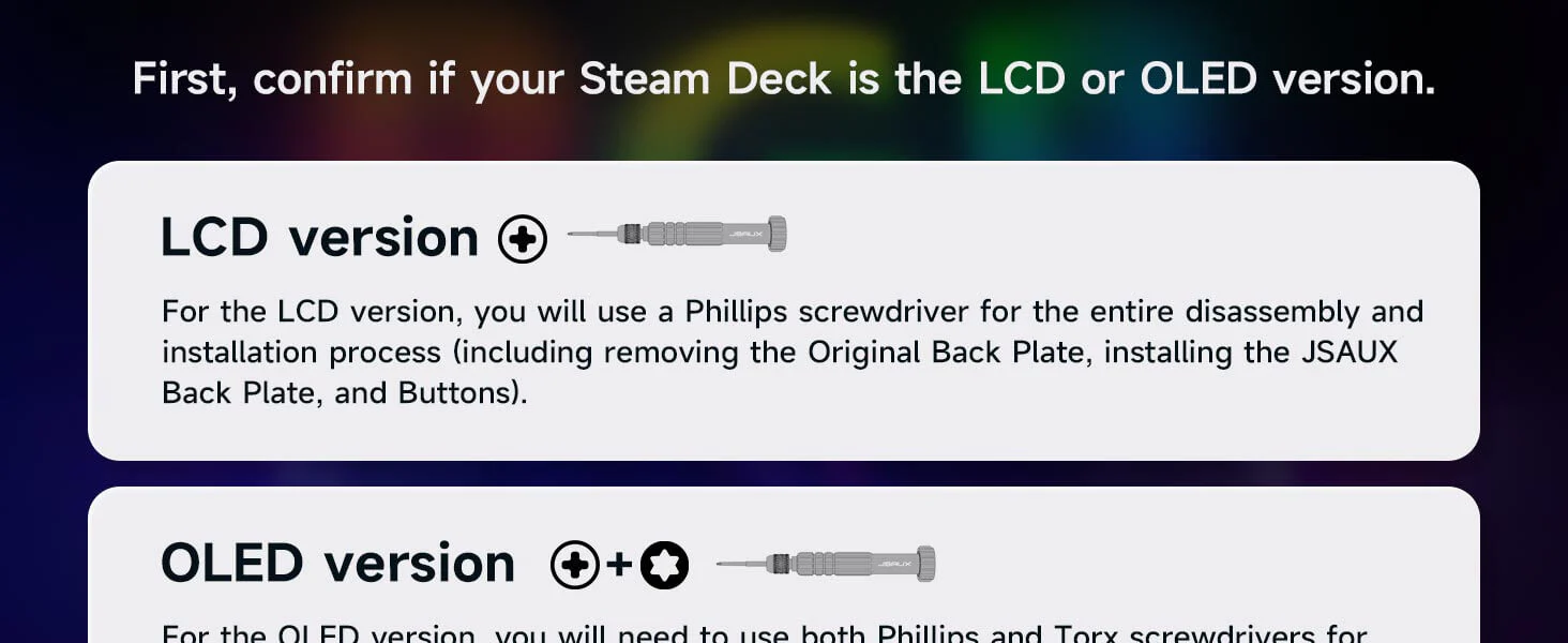 JSAUX Transparent Back Plate RGB for Steam Deck Oled (PC0106C) | Shopee ...