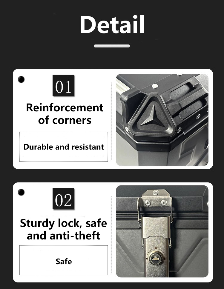 Top Box Motorcycle Box 45L Givi Box Motorcycle With Base Plate alloy ...