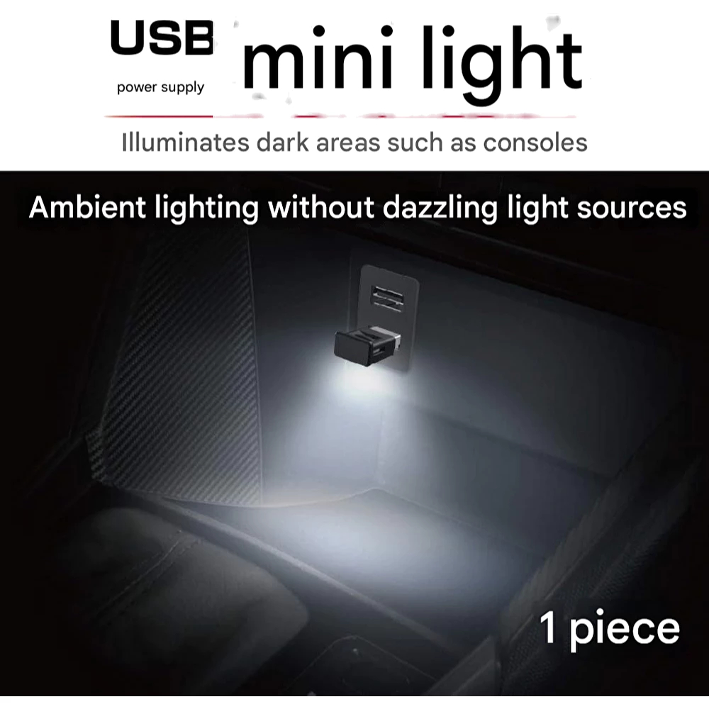 EXEA Car Interior LED Light - USB/Type-C Mini LED 【8 Colors】 | Shopee Philippines