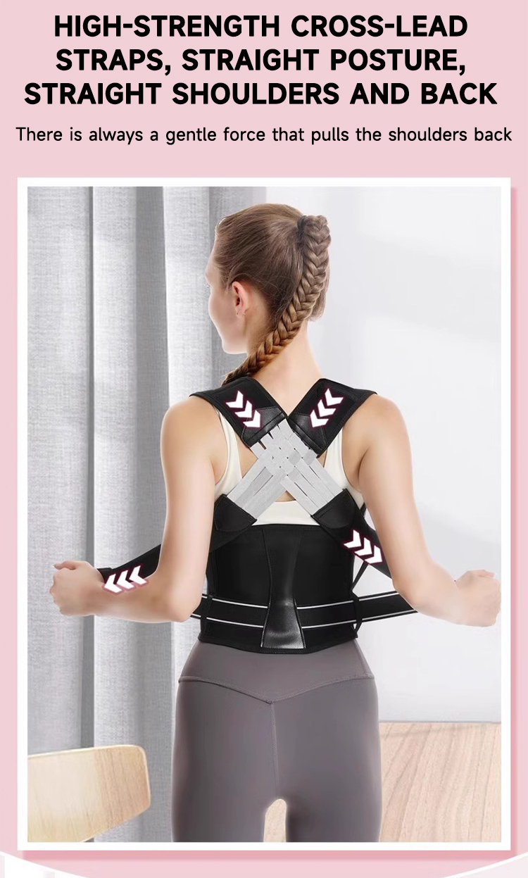 Vivid Premium Back Shoulder Adjustable Correction Orthopedic Orthosis ...