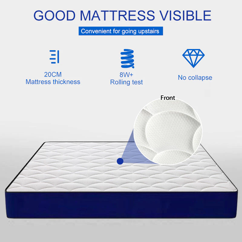 SUPER 11 Memory foam Spring mattress 8.6inch Thick 10 year warranty ...
