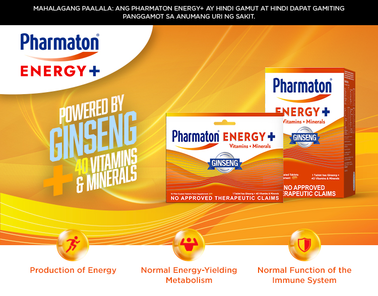 Pharmaton Energy+ Ginseng G115 Vitamins, Minerals, Boosts Energy ...