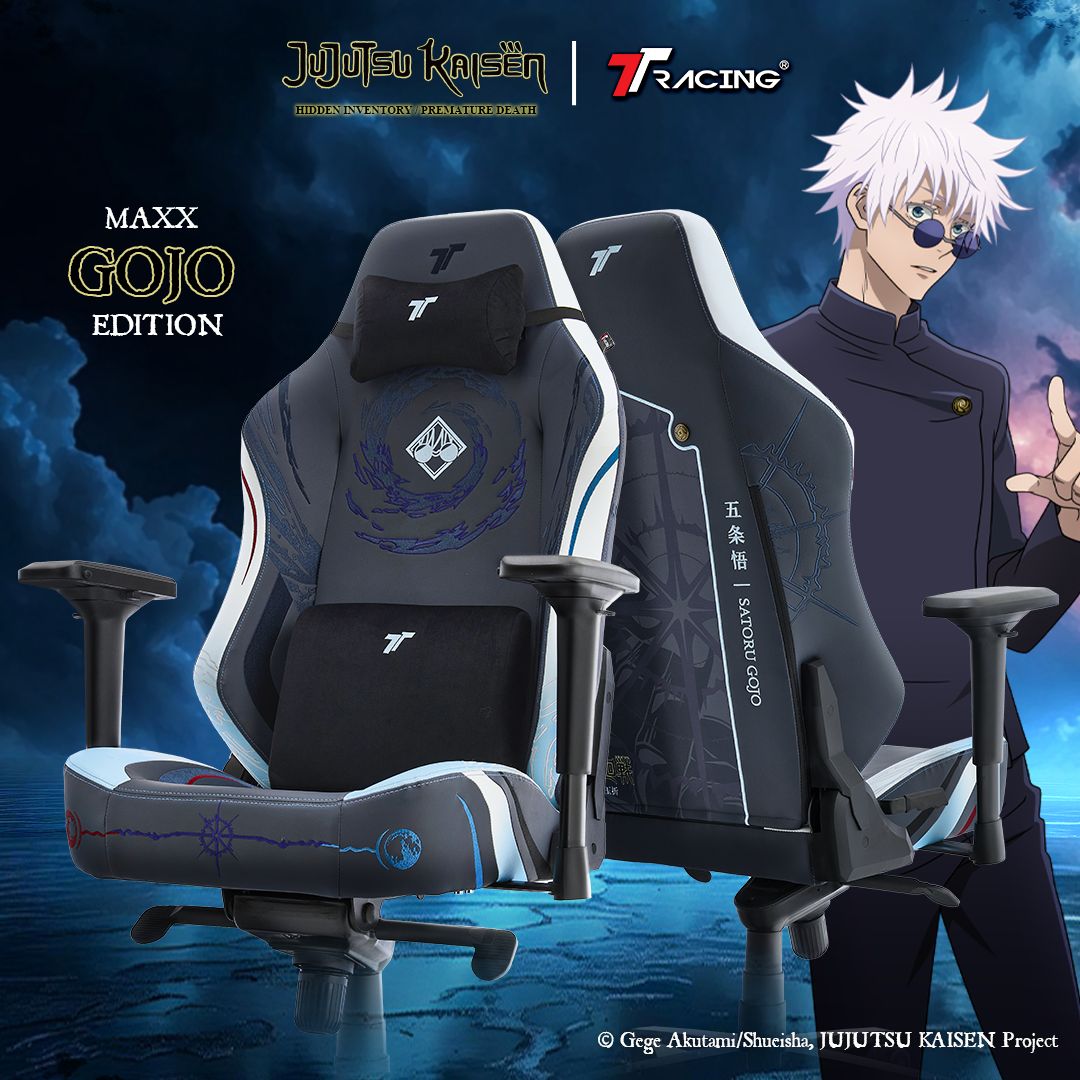 TTRacing Maxx Gojo Edition Gaming Chair | Jujutsu Kaisen Collection ...