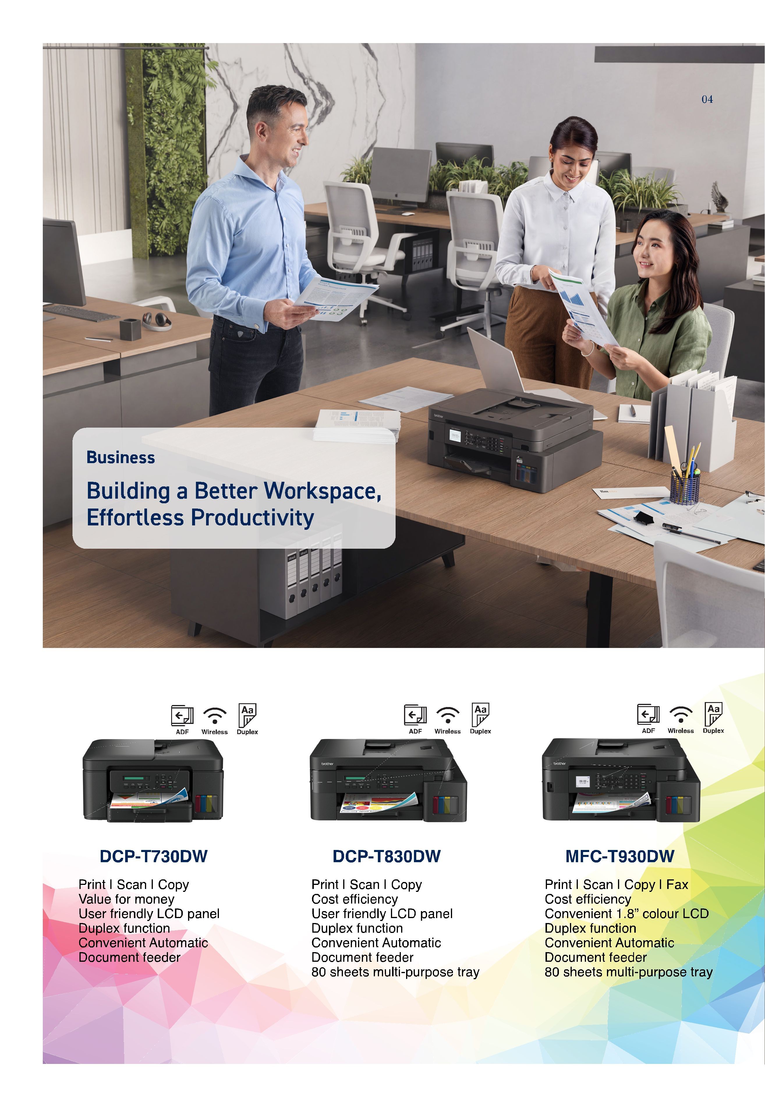 Brother DCP-T830DW all in one InkjetPrinter DCPT830DW DCP T830 DCPT830 ...