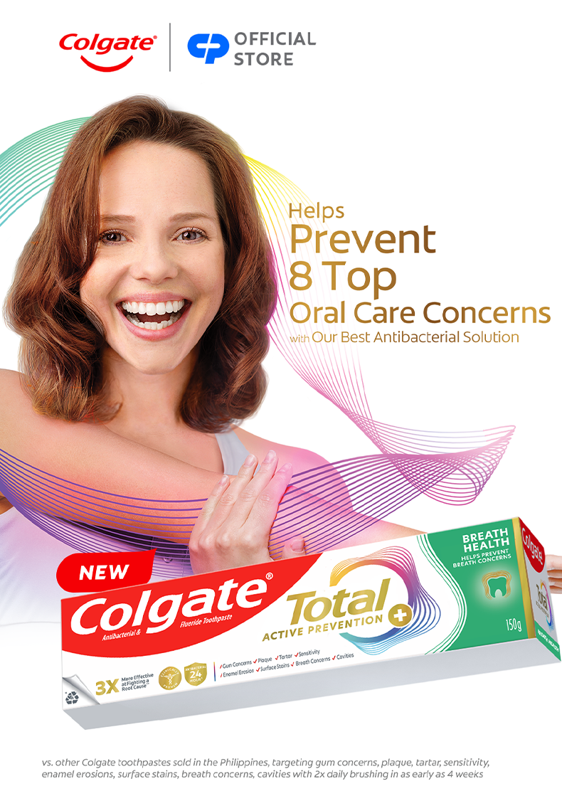 NEW Colgate Total Breath Health Antibacterial Toothpaste, Keeps Breath ...
