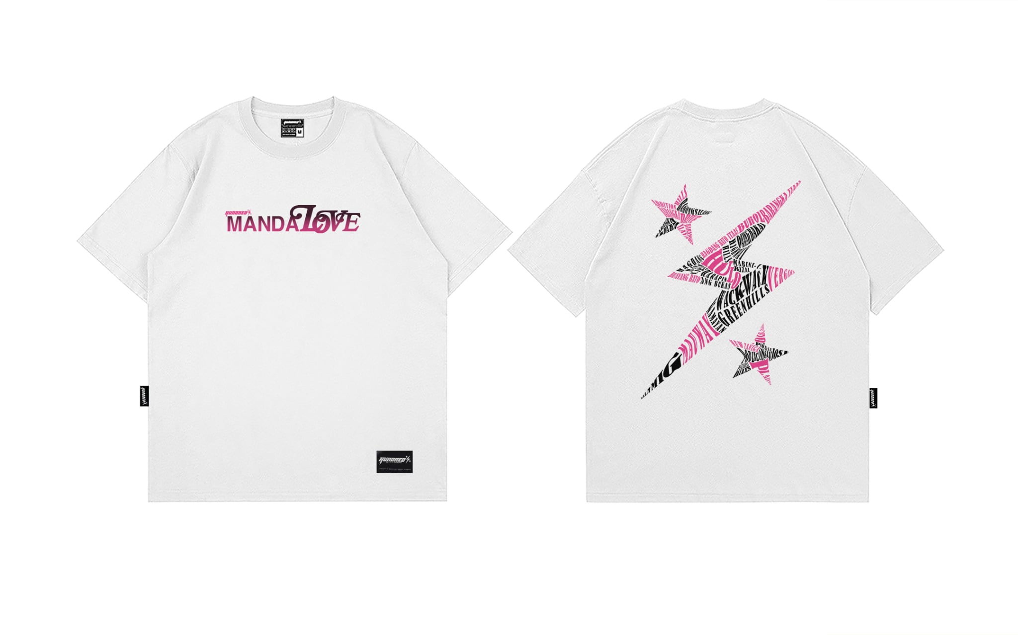 THE HUNDRED PERCENT " MANDA LOVE WHITE " | Shopee Philippines