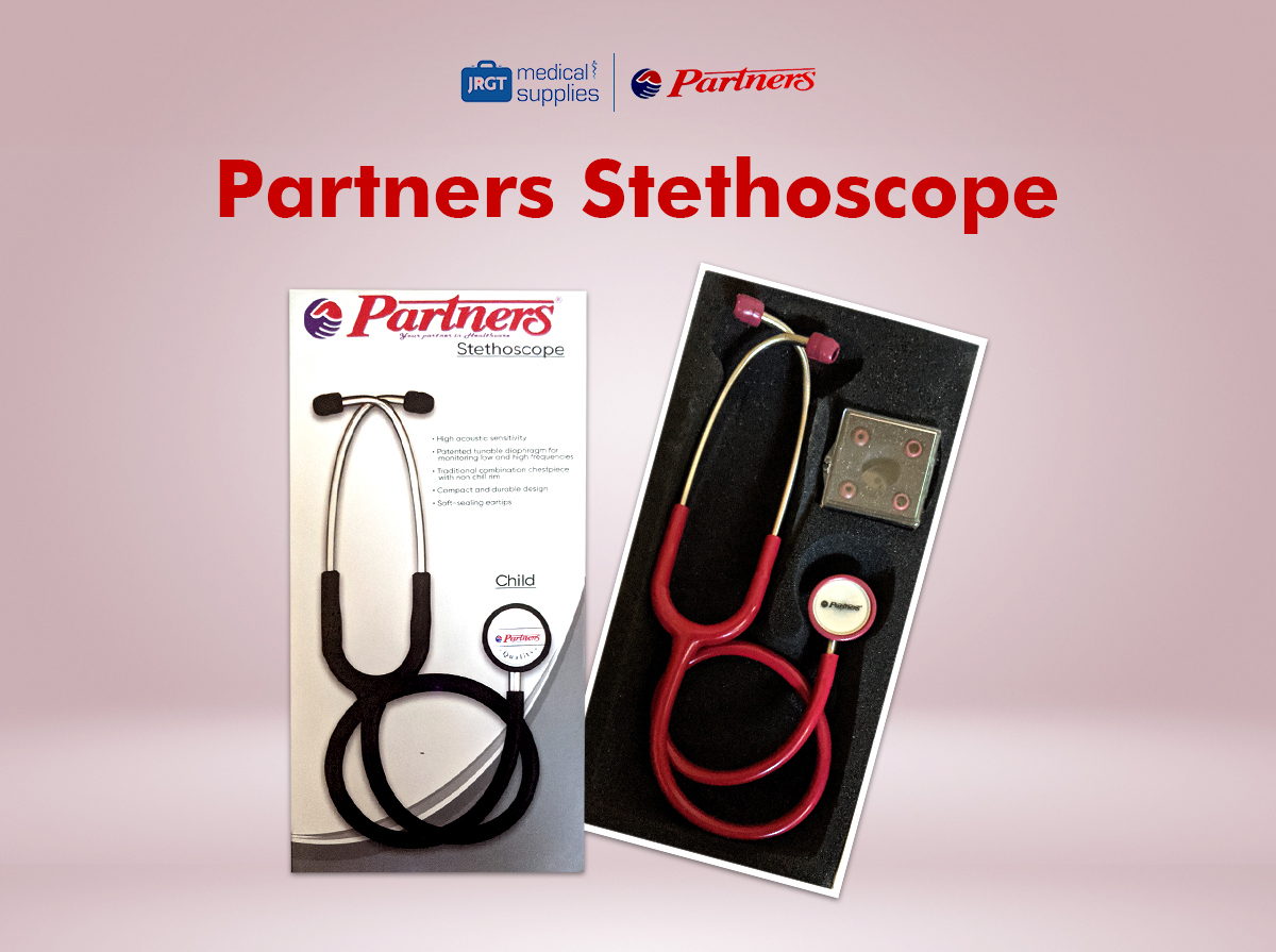 Partners Premium Stethoscope Adult / Pedia (With Different Colors ...