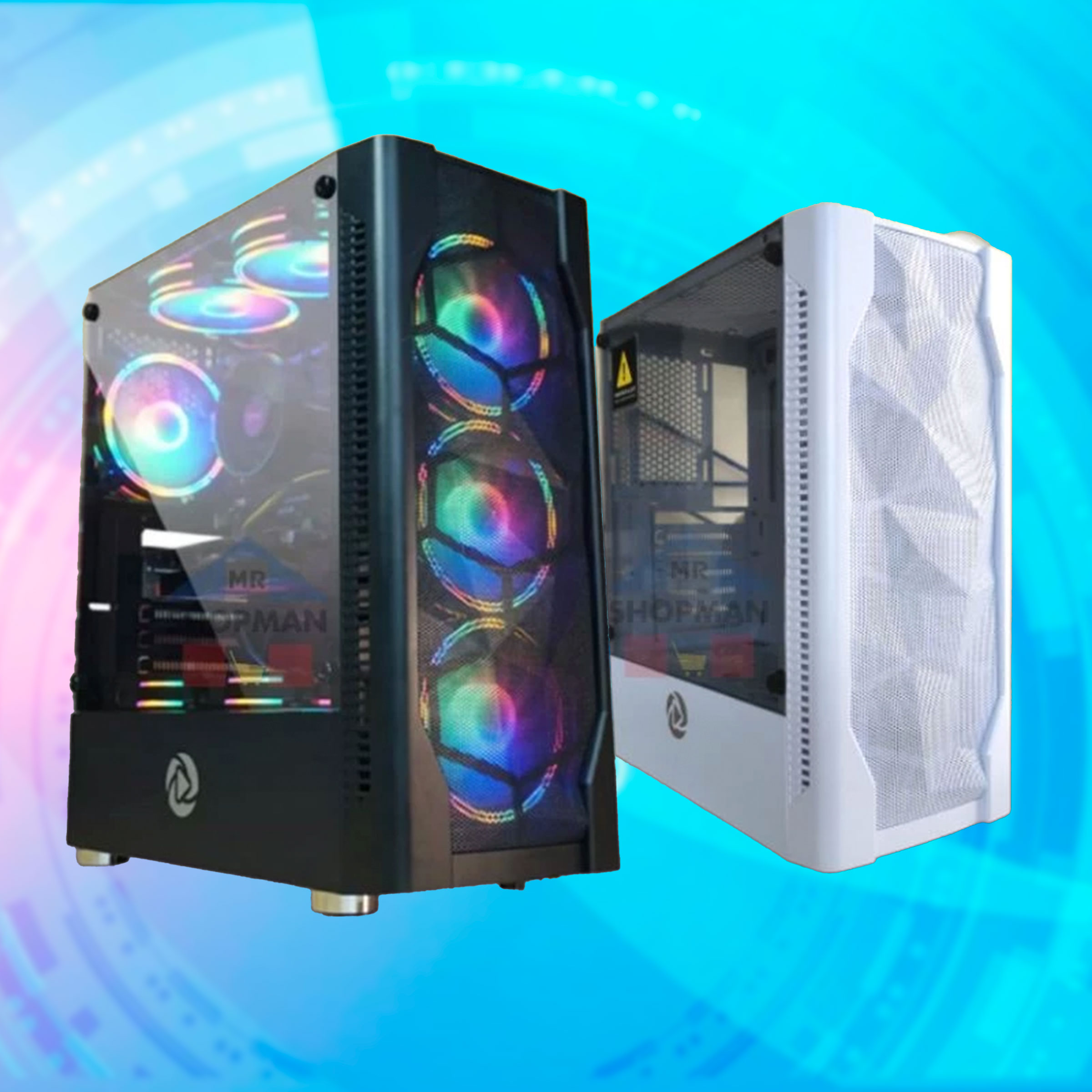 RYOMISE_InPlay Meteor 03 Mid Tower Gaming Case PC CASE Desktop Computer ...