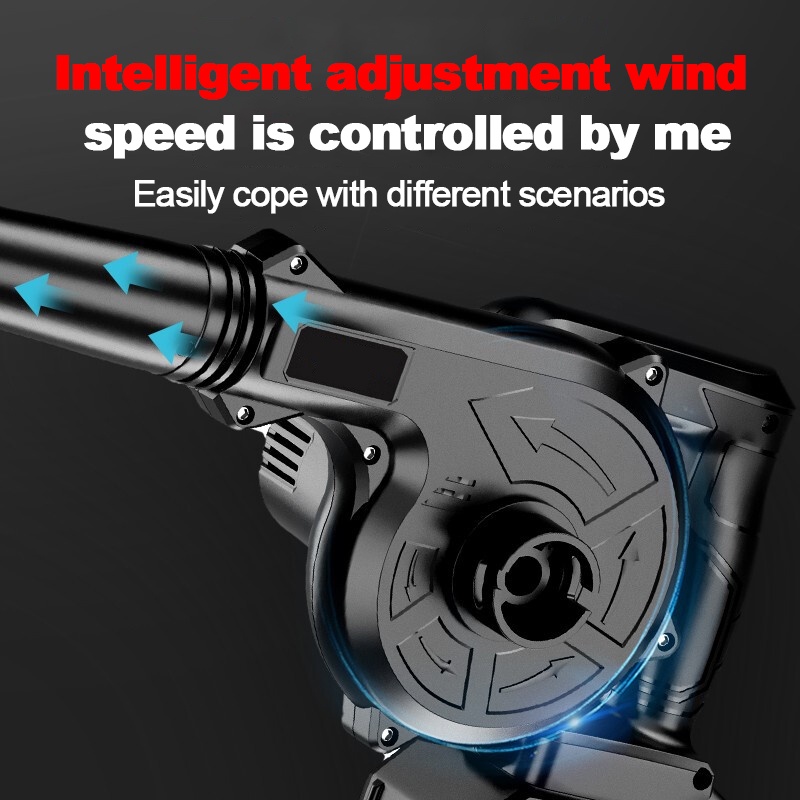 Powerful 3 in 1 Portable Cordless Air Blower Wireless Car Leaf Blower ...