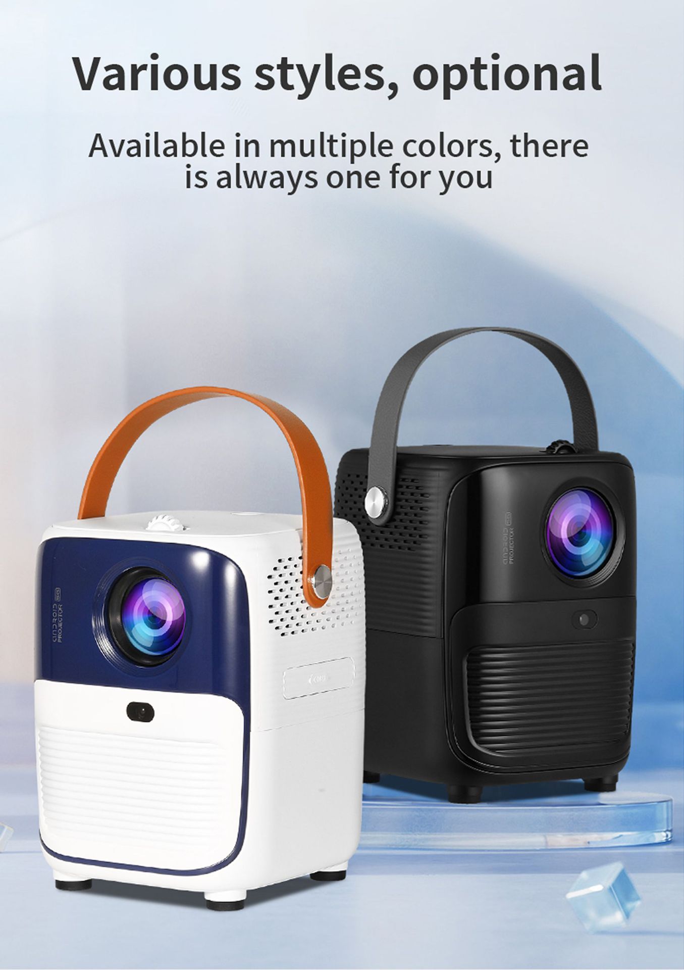 T11 Portable Mini Projector HD 4k Wifi Bluetooth Smart Projector USB ...