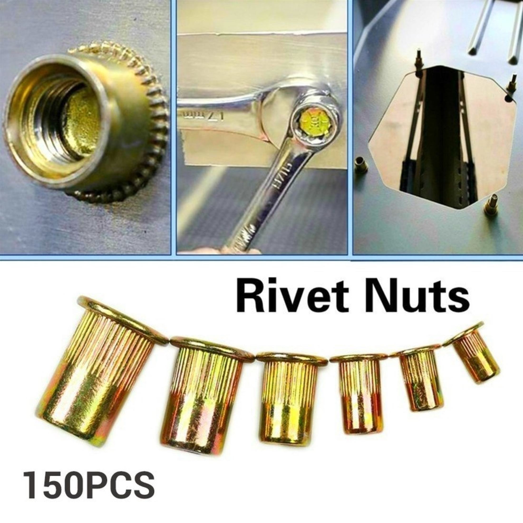 Riveter Nut GunBT606 Blind Heavy Hand Inser Rivet Nut Tool Manual Mandrels M3-M10 Auto Rivet Kit ...