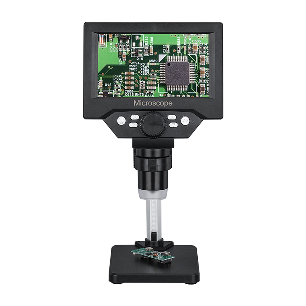 Digital Microscope 10MP 1-1000X 5.5 Inch LCD Display Magnification ...