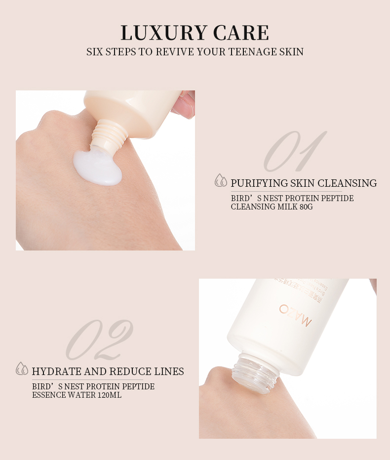 MAZO Bird's Nest Protein Peptide Hydrating Lotion Set Hydrating Skin ...