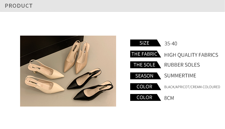 Venalisa Korean High Heels Sandals Cone High Heels Leather Work ...