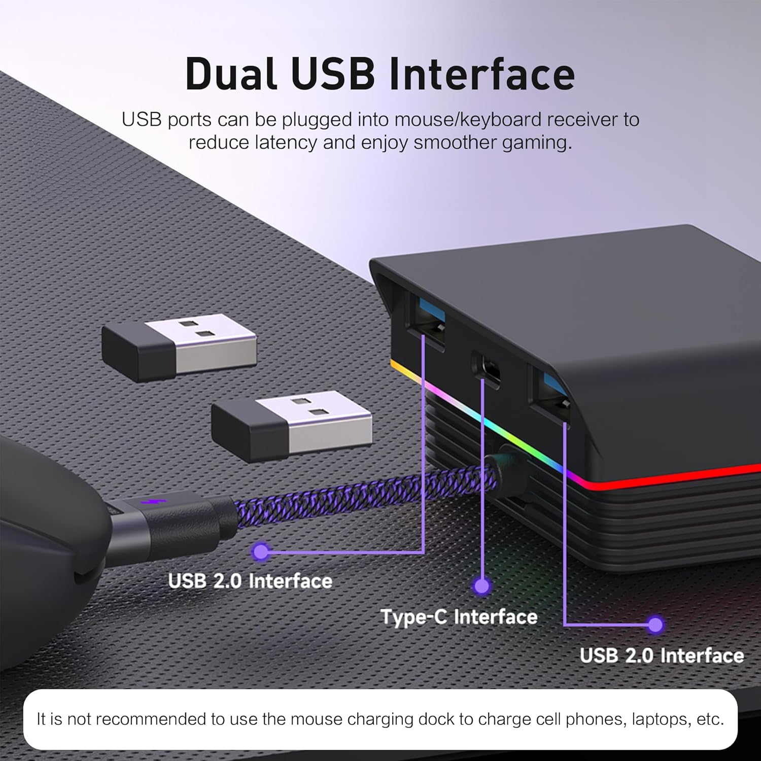 Wireless Gaming Mouse Charging Dock | Shopee Philippines