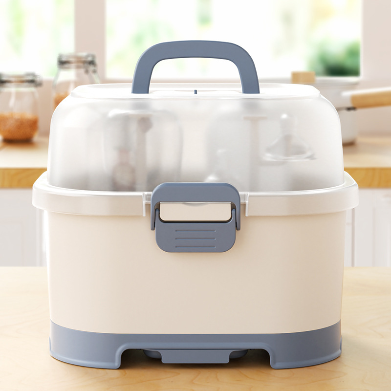 Goodbata Baby Feeding Bottle Storage Box Dustproof Tableware Cupboards ...