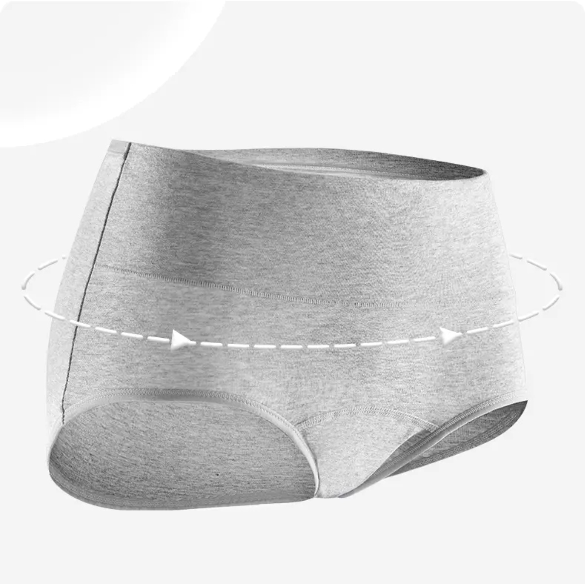 6Pcs Cotton Panties Medium Waist Tummy Control Elastic Design Elastic Women's underwear | Shopee ...