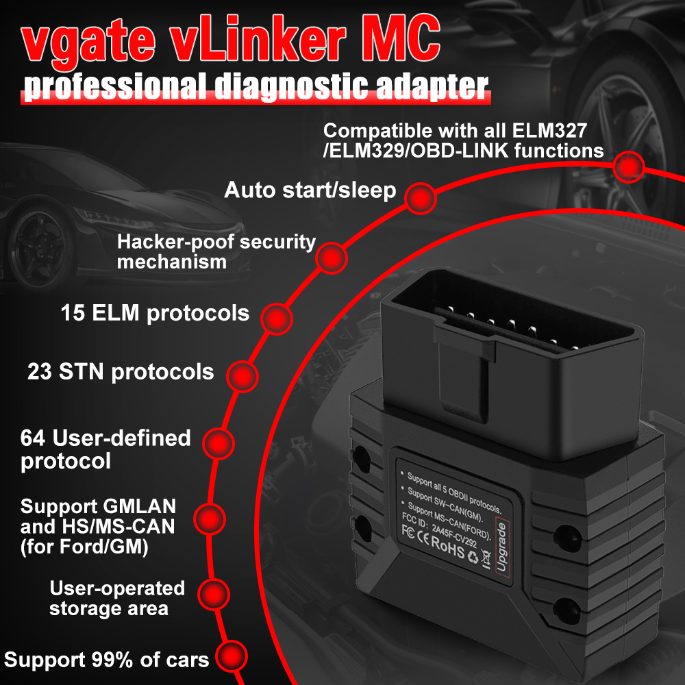 Vgate vLinker MC-BLUETOOTH OBD2 CAR DIAGNOSTIC SCANTOOL | Shopee ...