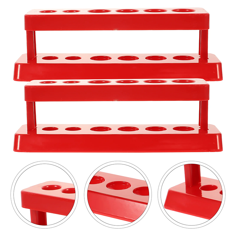 1pcs 6-Hole Plastic Test Tube Rack Laboratory Test Tube Rack ...