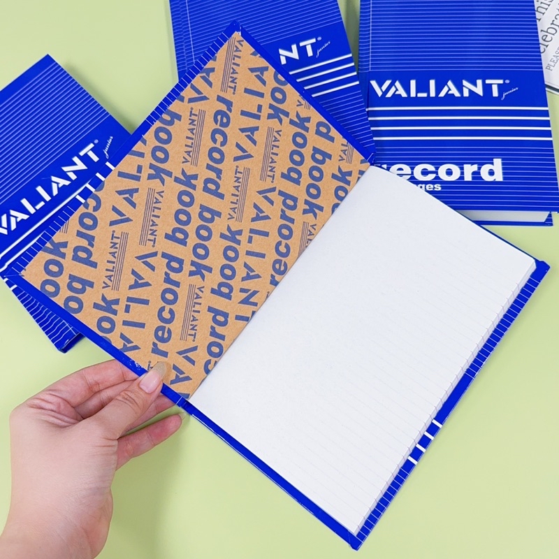 VALIANT Record Book Small Junior 150/200/300/500 Pages Record notebook ...